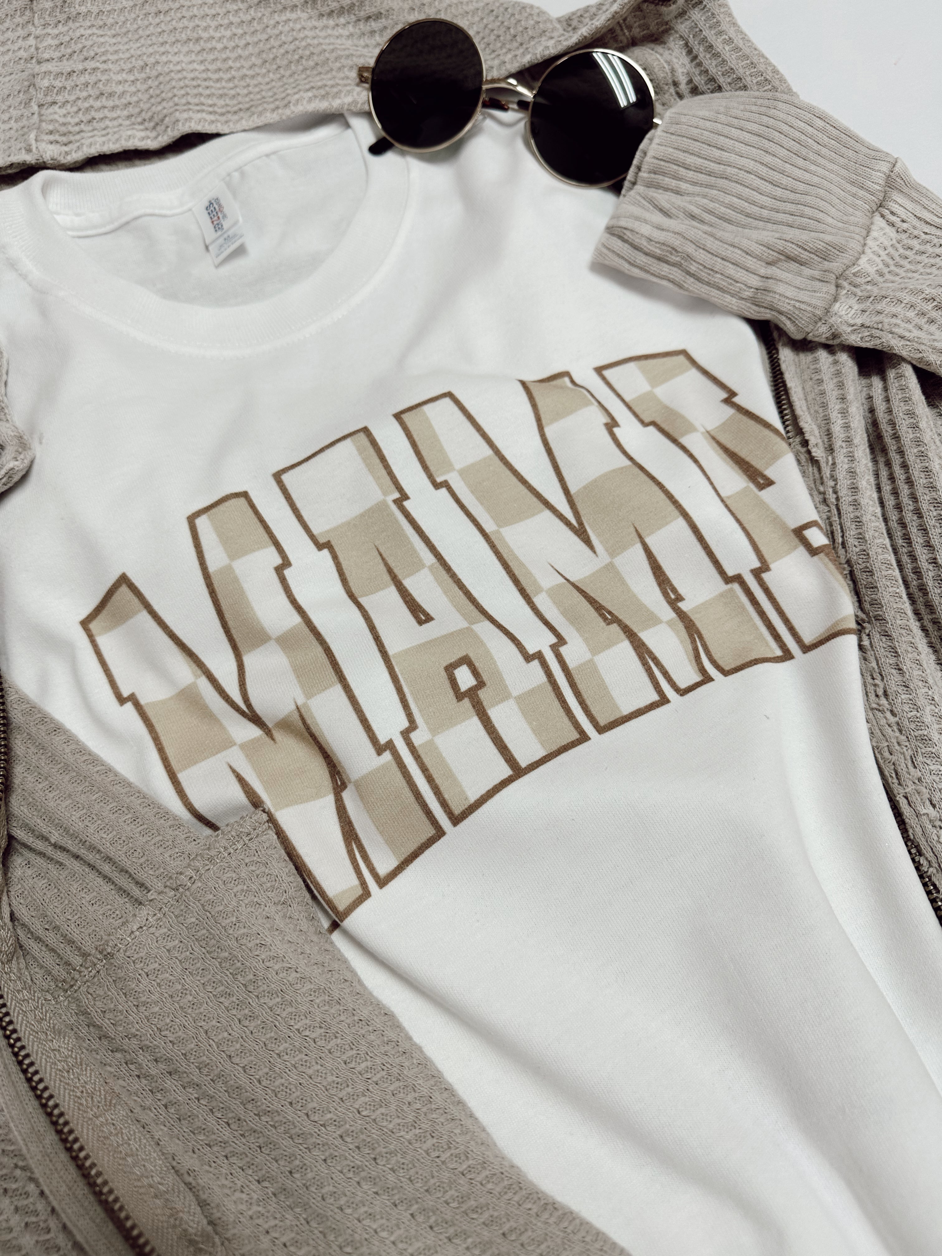 Neutral Check Mama – Peachy Cheeks Co.